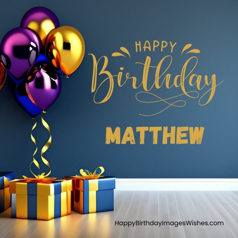 Happy Birthday Matthew Images & Wishes 2025
