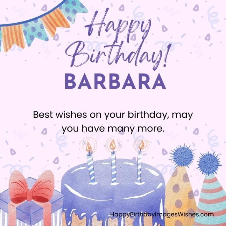 Happy Birthday Barbara Images & Wishes 2025
