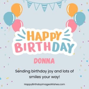 Happy Birthday Donna Images & Wishes 2025