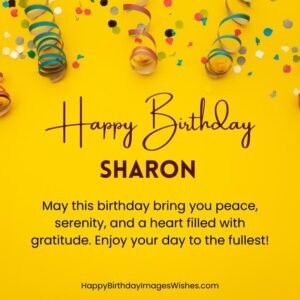 Happy Birthday Sharon Images & Wishes 2025