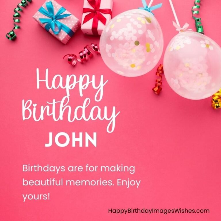Happy Birthday John Images & Wishes 2025
