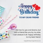 Happy Birthday Dearest Friend Images & Wishes 2025