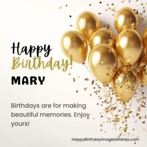 Happy Birthday Mary Images & Wishes 2025