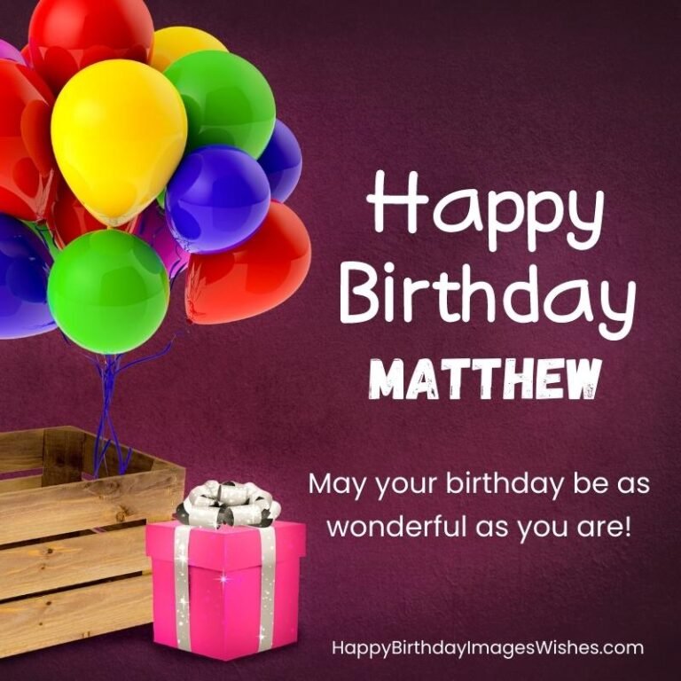 Happy Birthday Matthew Images & Wishes 2025