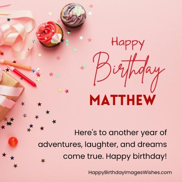 Happy Birthday Matthew Images & Wishes 2025