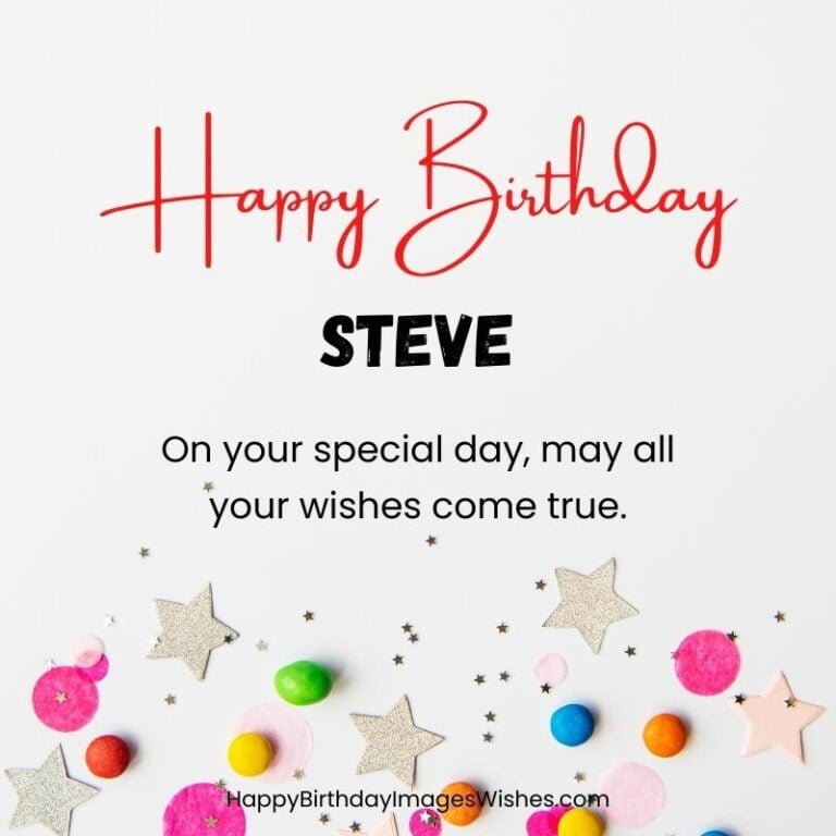 Happy Birthday Steve Images & Wishes 2025