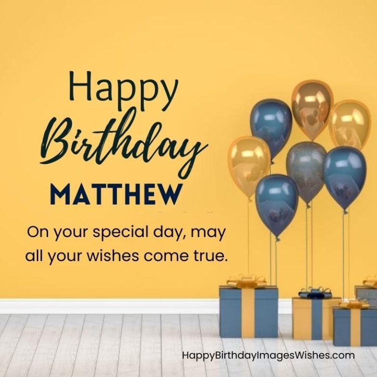 Happy Birthday Matthew Images & Wishes 2025