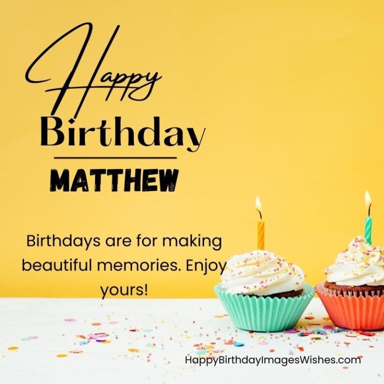 Happy Birthday Matthew Images & Wishes 2025