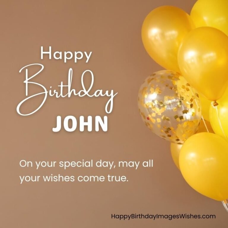 Happy Birthday John Images & Wishes 2025