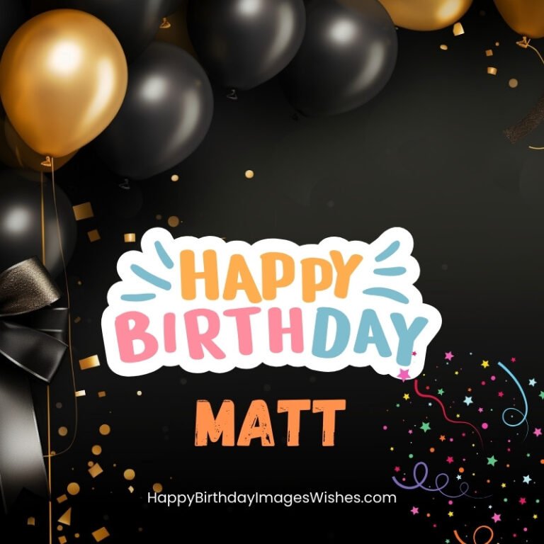 Happy Birthday Matt Images & Wishes 2025