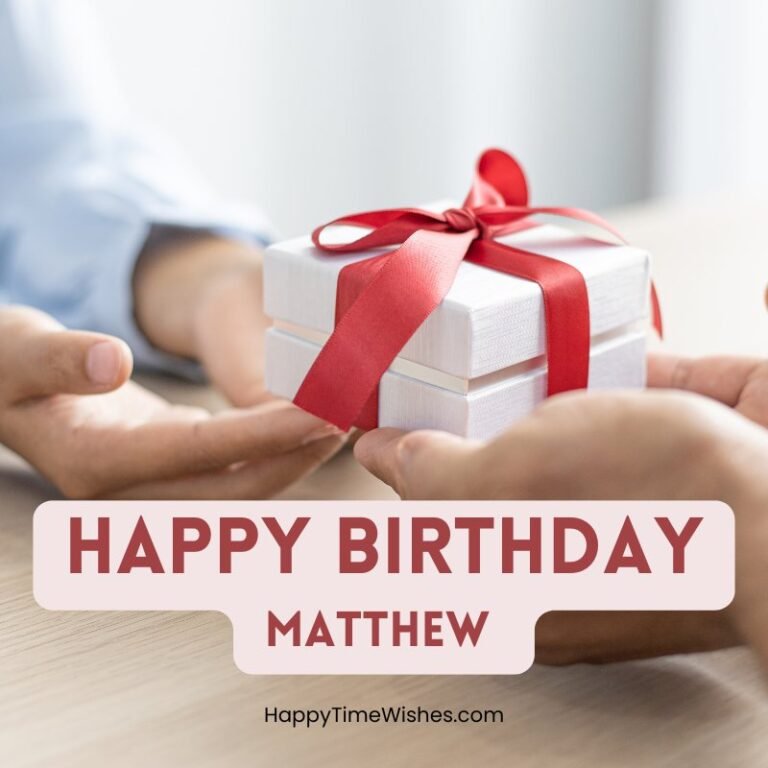 Happy Birthday Matthew Images & Wishes 2025