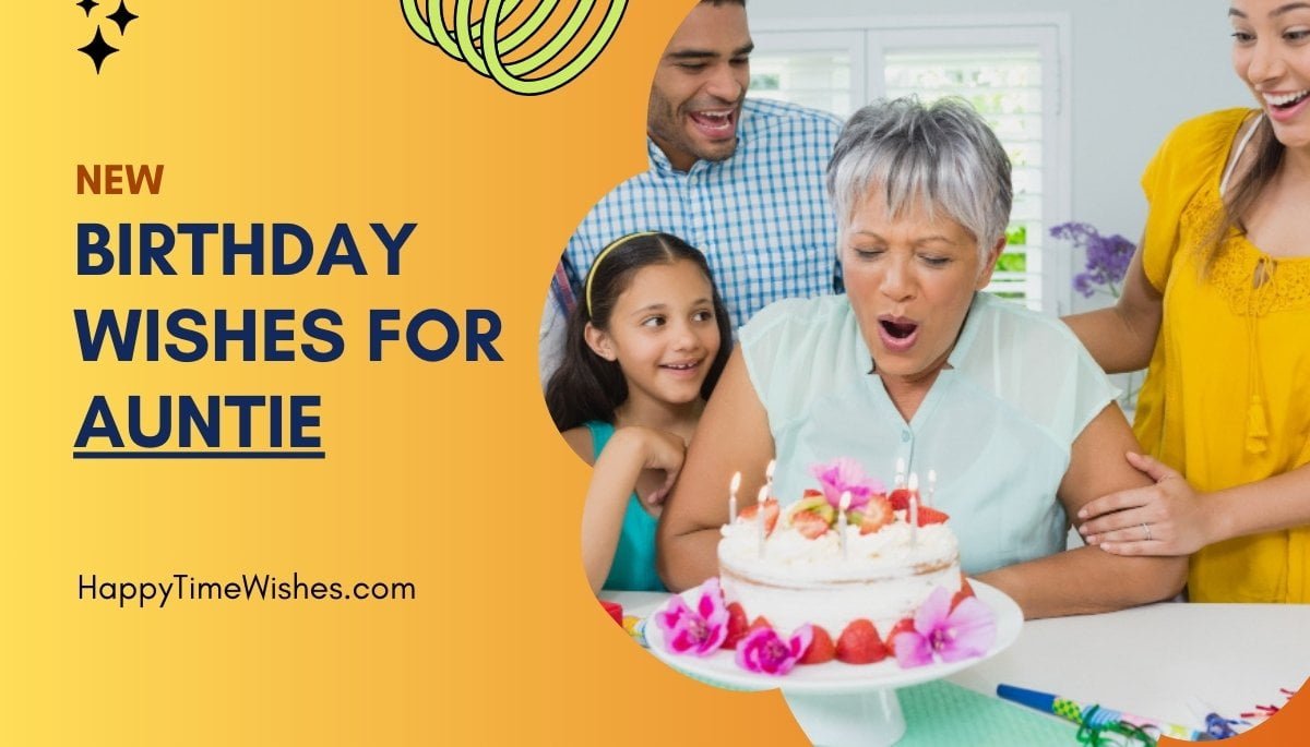 Happy Birthday Auntie Images & Wishes 2023