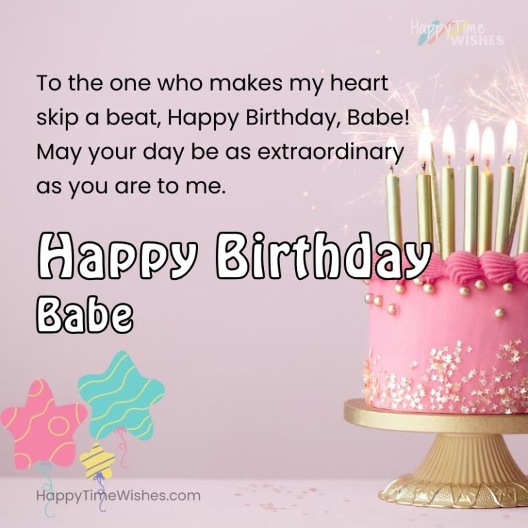 25+ Free Happy Birthday Babe Images & Wishes [2025]