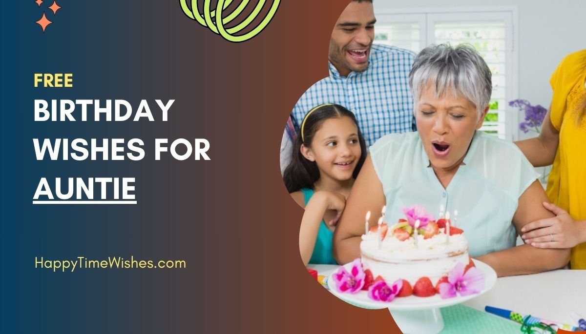 Happy Birthday Auntie Images & Wishes 2025