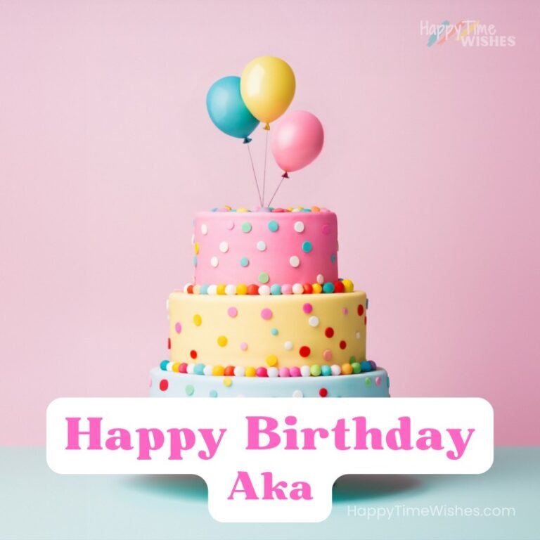 30+ Free Happy Birthday Aka Images & Wishes [2025]