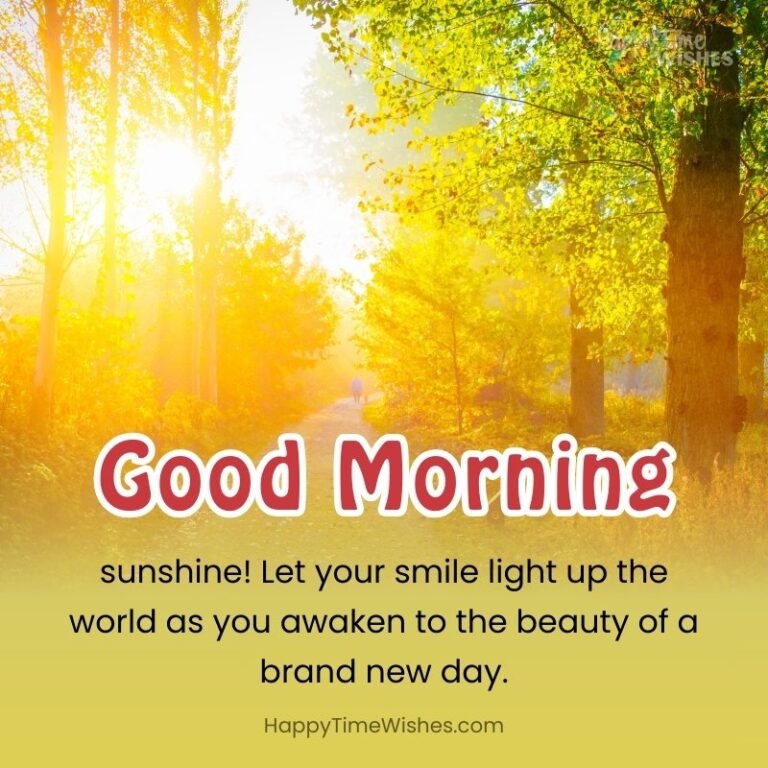 35+ Free Good Morning Sunshine Images & Quotes [2025]