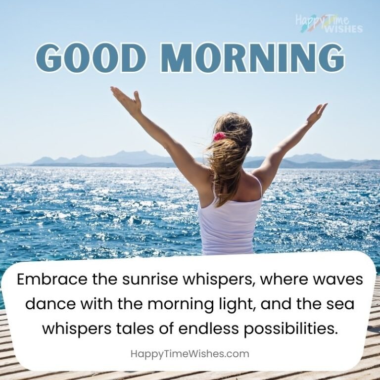 30+ Free Good Morning Beach Images & Quotes [2025]