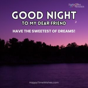 35+ Good Night Images for Friends with Quotes