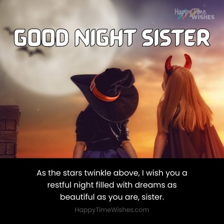 38+ Good Night Sister Images & Quotes