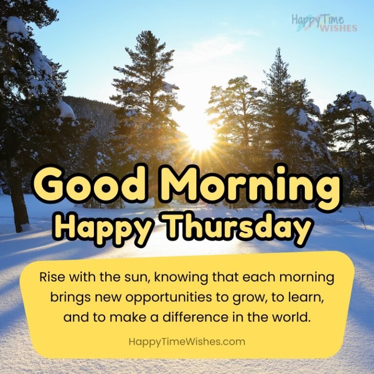 40+ Good Morning Happy Thursday Images & Quotes [2025]