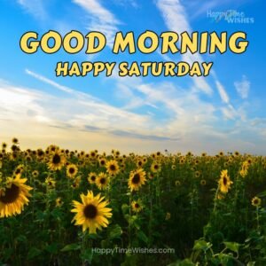 45+ Good Morning Happy Saturday Images & Quotes [2025]