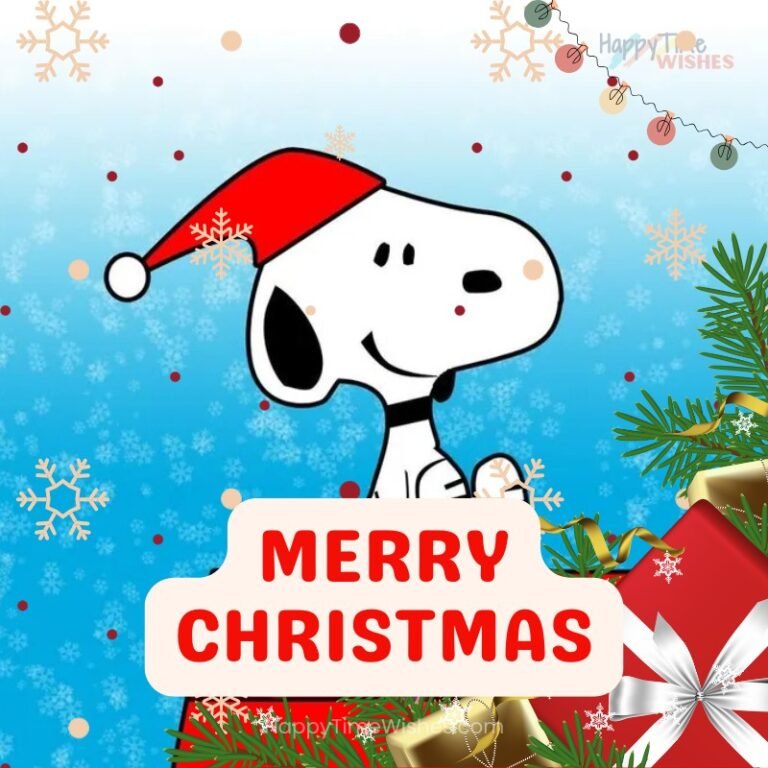 25+ Snoopy Merry Christmas Images & Quotes [2025]